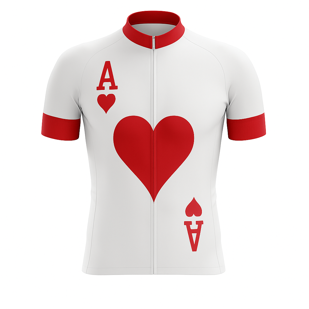 Ace of Hearts Playing Card Cycling Jersey – Cool Dude Cycling