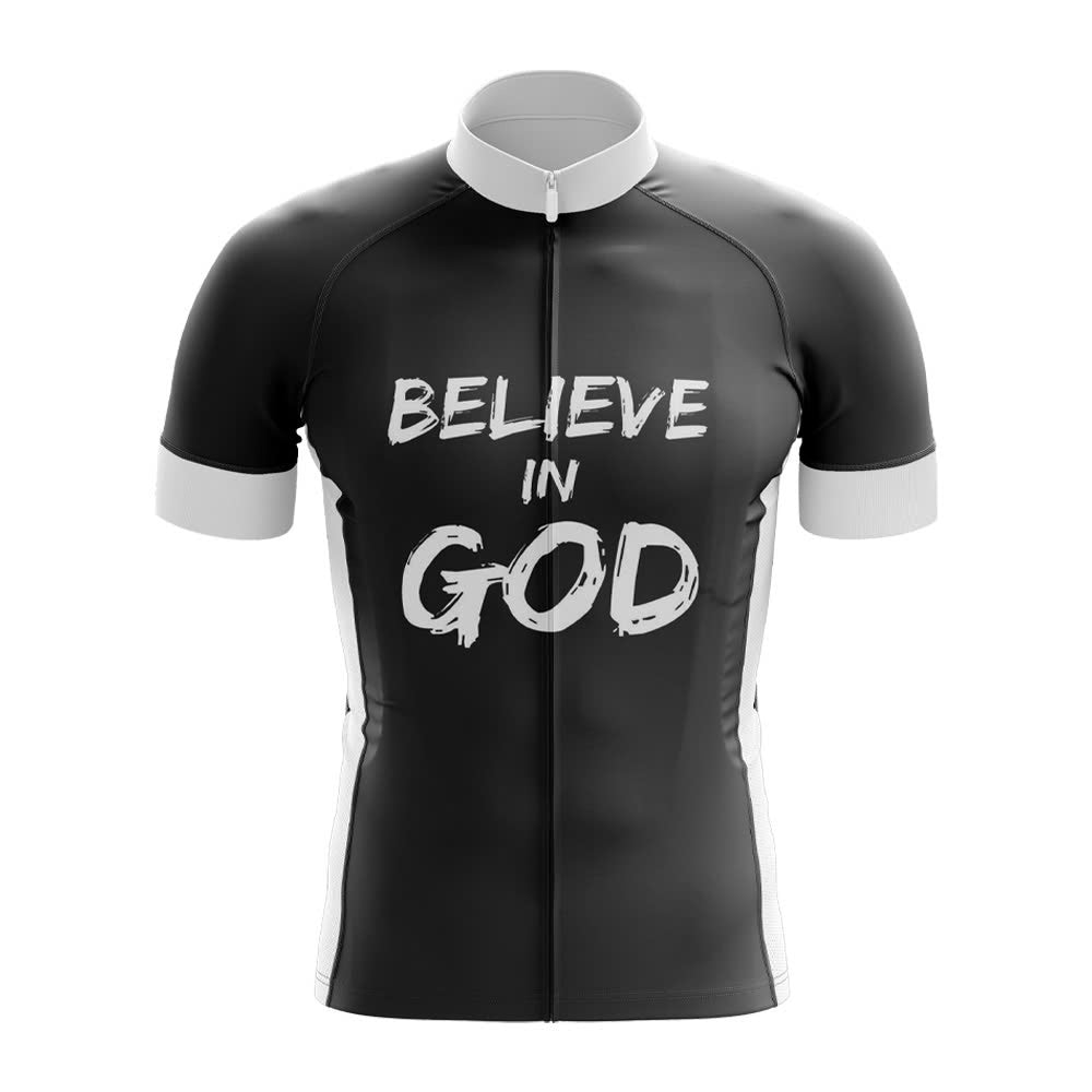 Believe In God Cycling Jersey Cool Dude Cycling