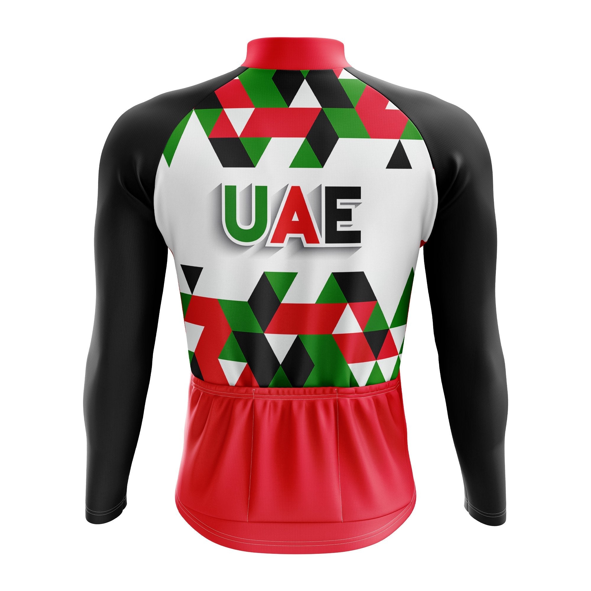 Black UAE Long Sleeve Cycling Jersey – Cool Dude Cycling