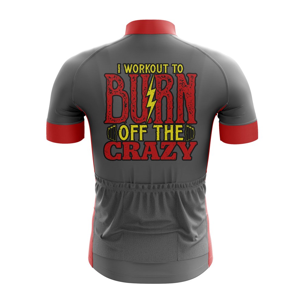 Burn Off the Crazy Bicycle Jersey – Cool Dude Cycling