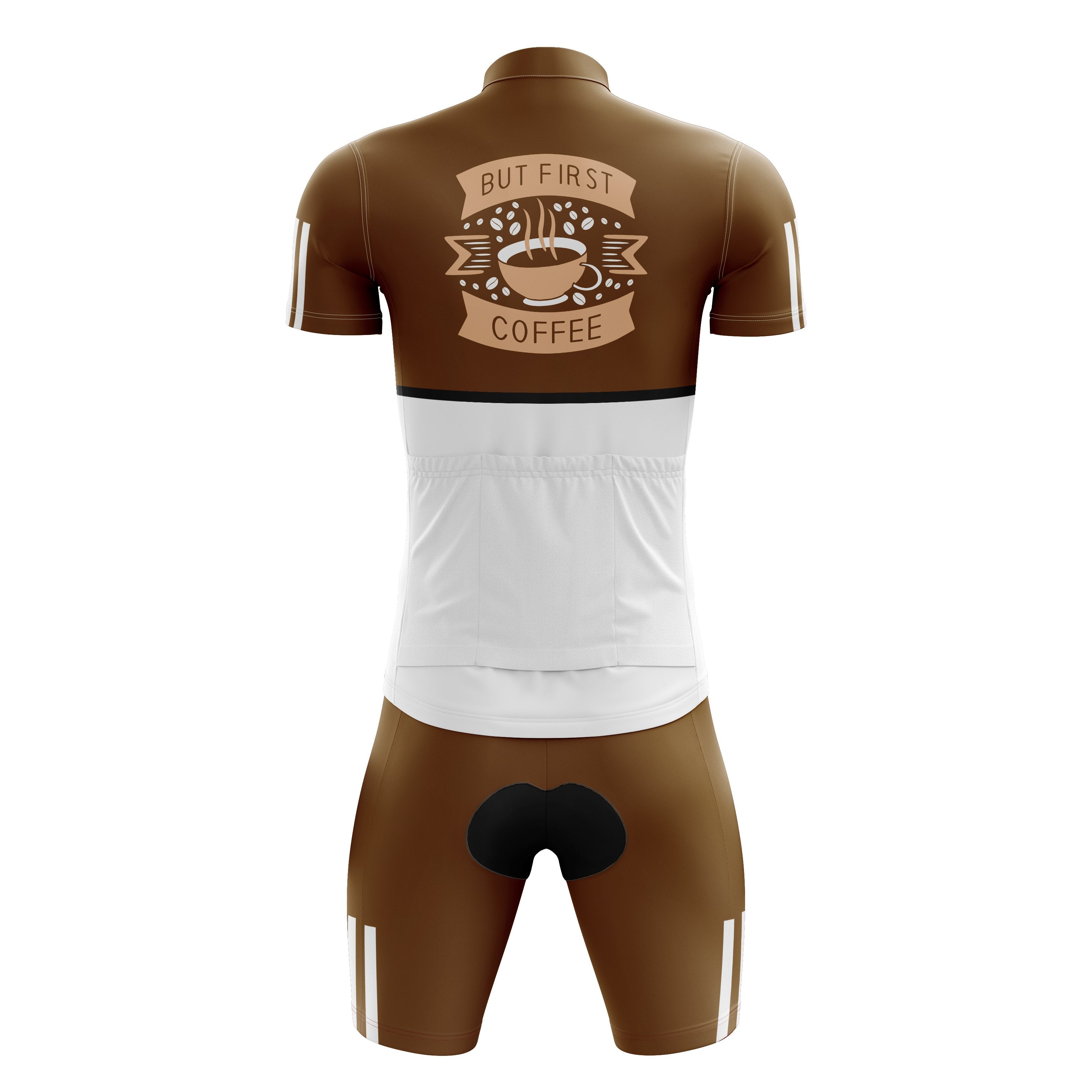 But First Coffee Cycling Kit | Coffee Cycling Clothes – Cool Dude Cycling