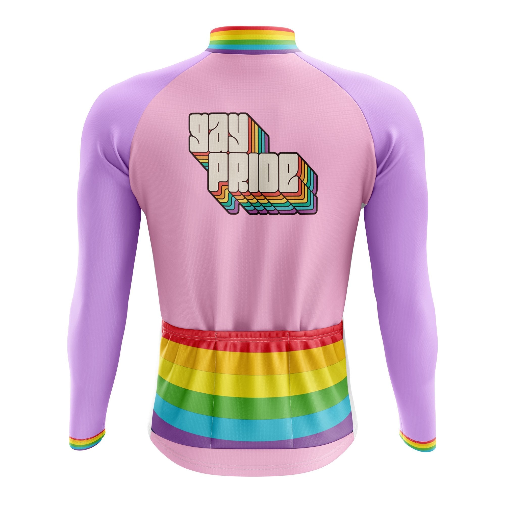 Gay Pride Long Sleeve Cycling Jersey | Gay Cycling Jersey – Cool Dude ...