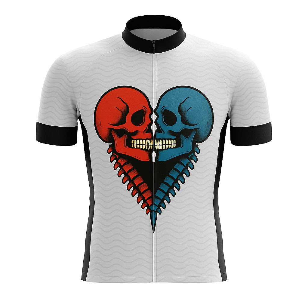 Heart Skull Cycling Jersey – Cool Dude Cycling