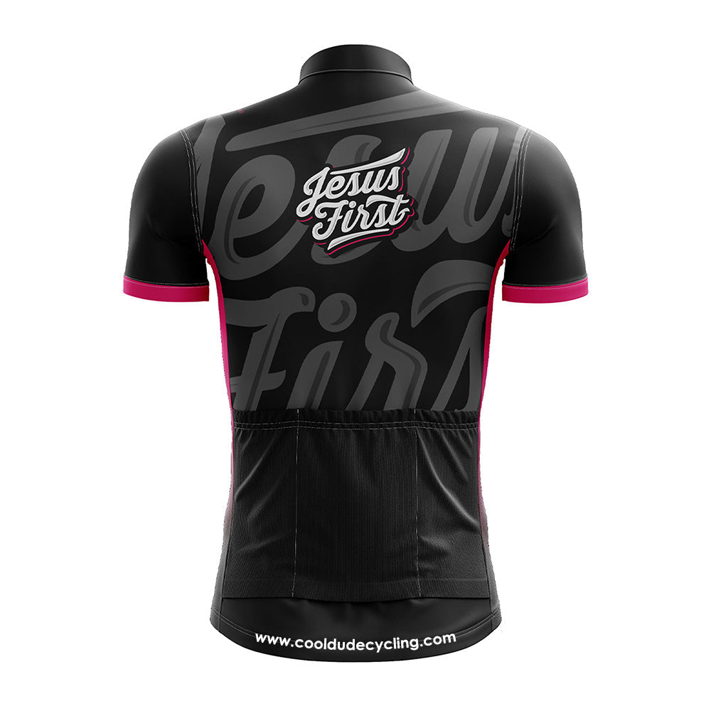Jesus First Cycling Jersey | Christian Cycling Clothes – Cool Dude Cycling