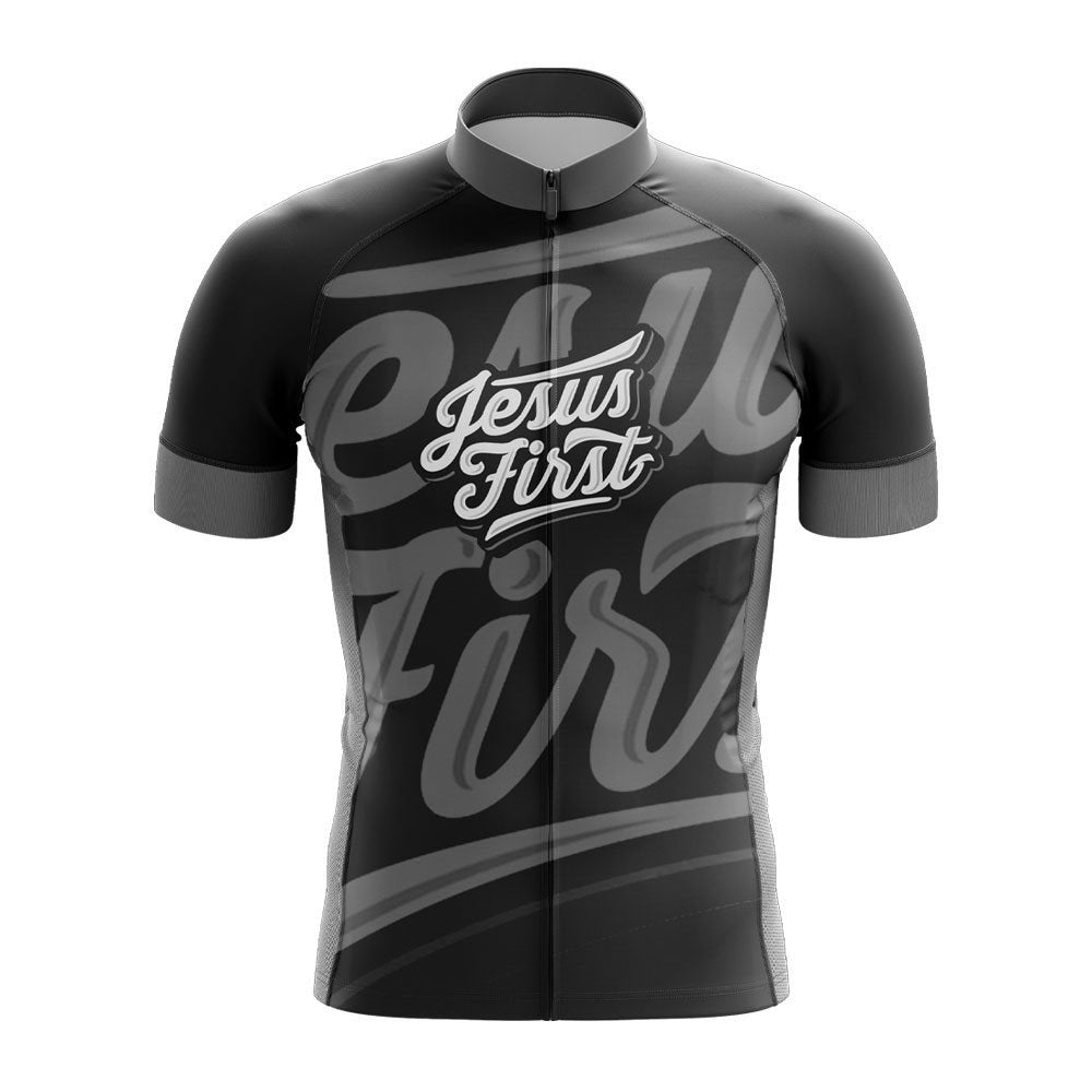 Jesus First Cycling Jersey | Christian Cycling Clothes – Cool Dude Cycling