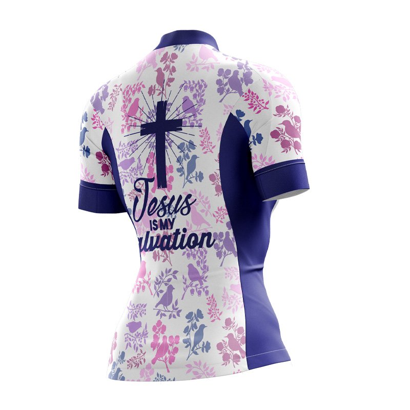 Jesus Is My Salvation Female Cycling Jersey | Women's Cycling Jerseys ...