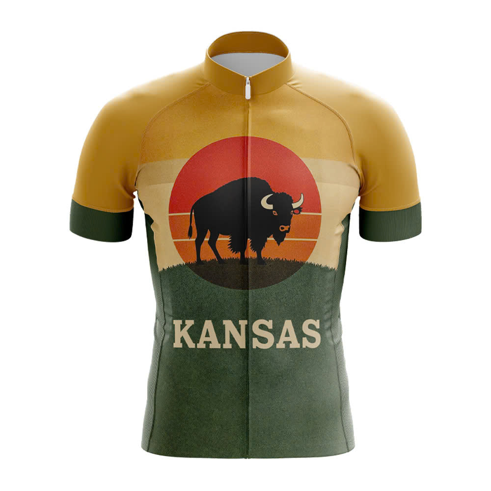 Kansas Buffalo Cycling Jersey – Cool Dude Cycling