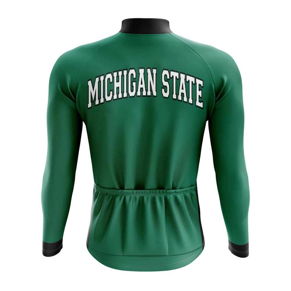 Michigan State Long Sleeve Cycling Jersey – Cool Dude Cycling