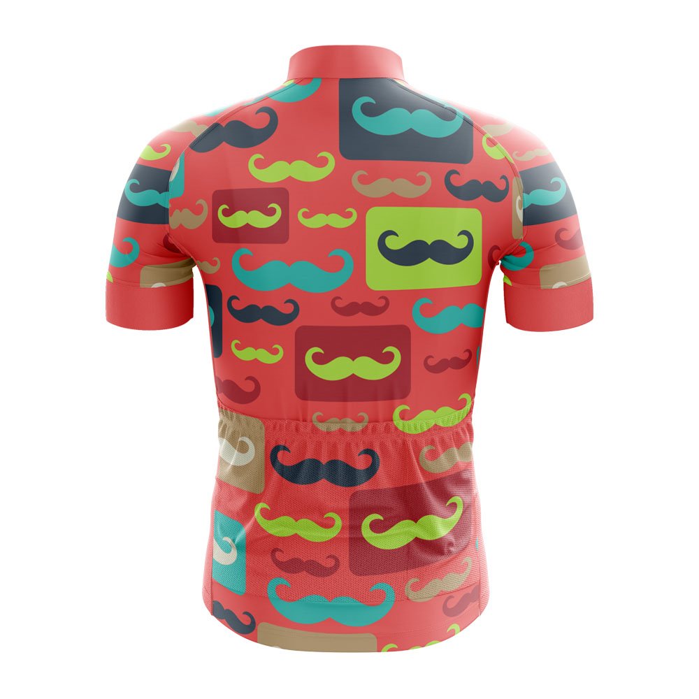 Moustache Pattern Bicycle Jersey – Cool Dude Cycling