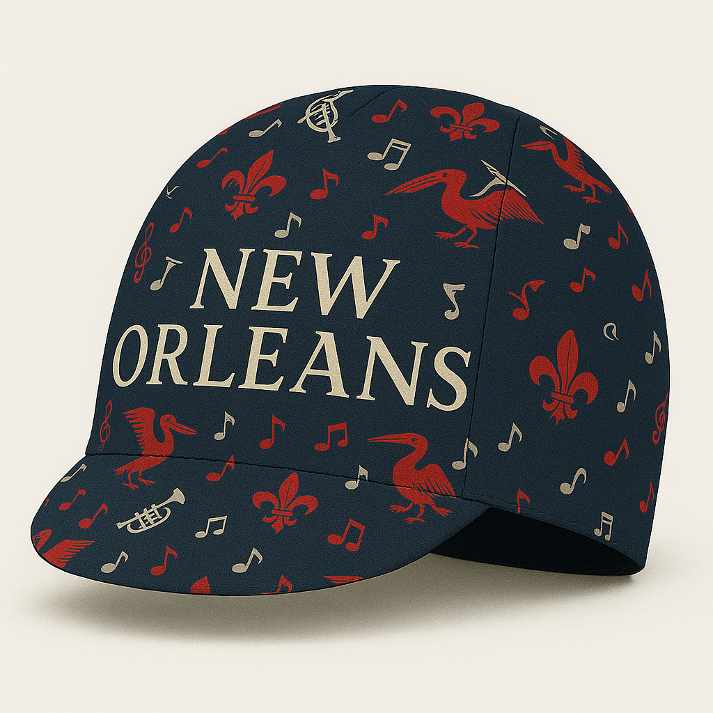 New Orleans Jazz Cycling Cap – Cool Dude Cycling