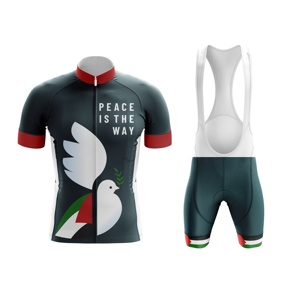 Palestinian Peace Bicycle Jersey & Bib Shorts – Cool Dude Cycling