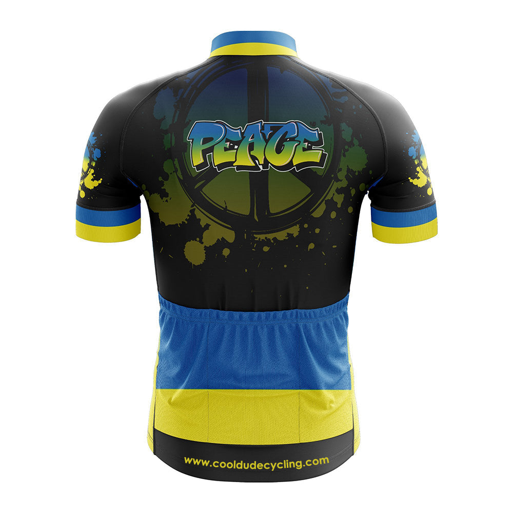 Peace In Ukraine Cycling Jersey – Cool Dude Cycling