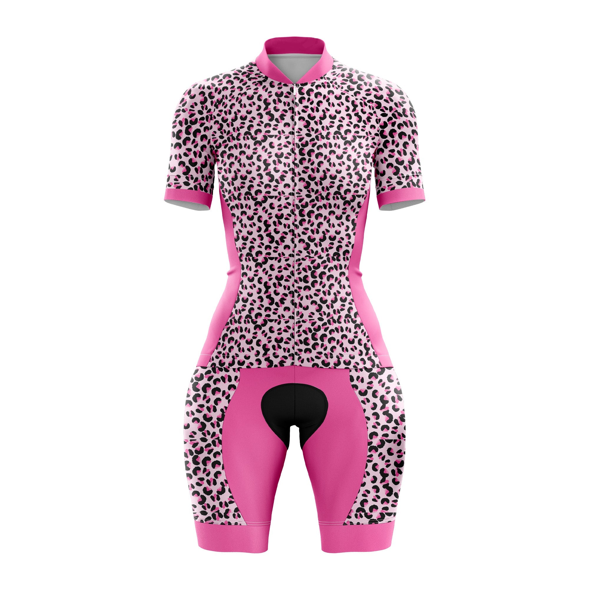 Pink Leopard Womens Cycling Kit | Women's Cycling Clothes – Cool Dude ...