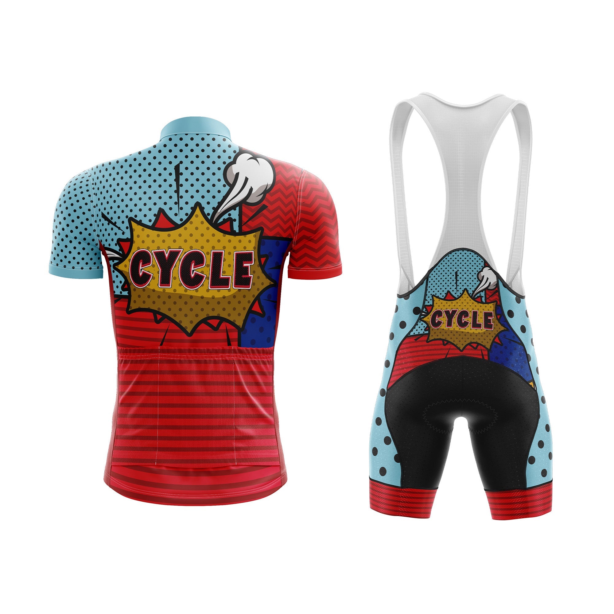 Pop Art Cycling Kit | Pop Art Cycling Clothes – Cool Dude Cycling