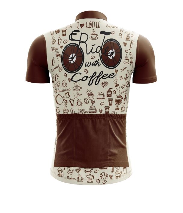 Ride With Coffee Cycling Kit | Coffee Cycling Clothes – Cool Dude Cycling