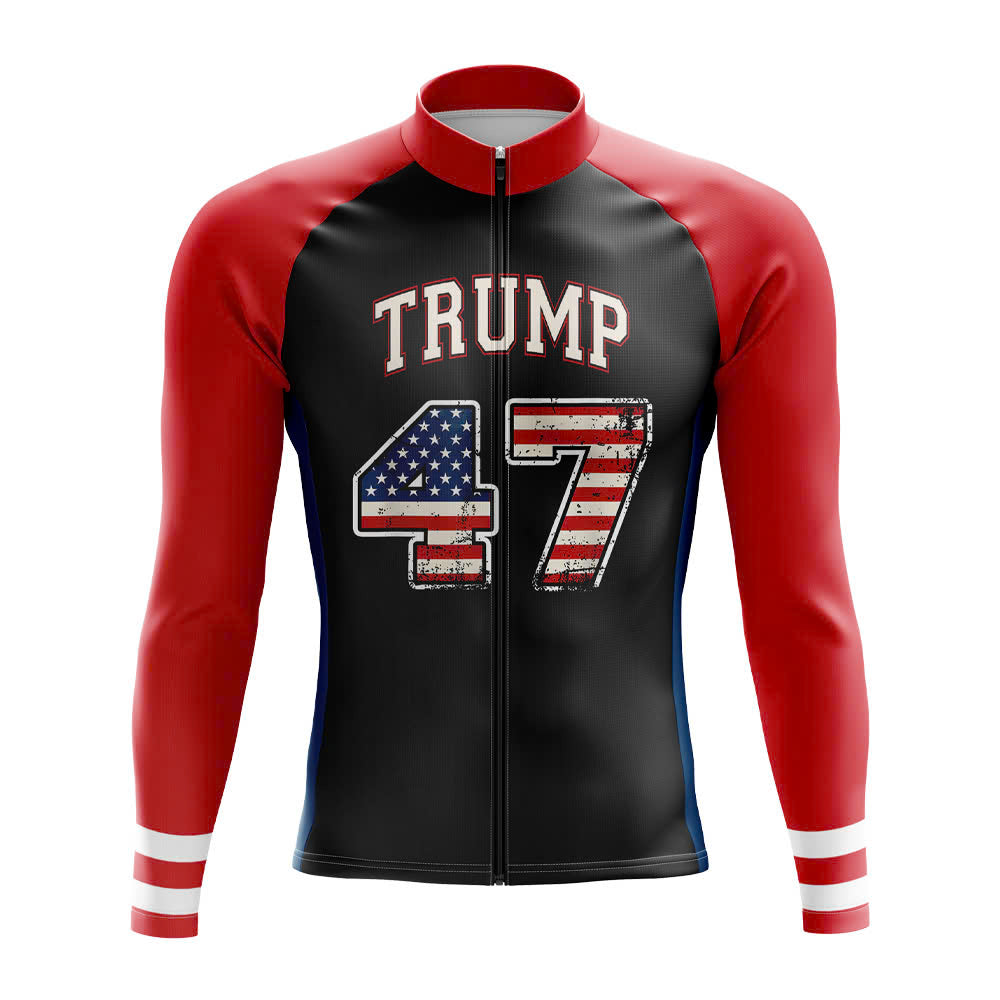 Trump 47 Long Sleeve Cycling Jersey – Cool Dude Cycling