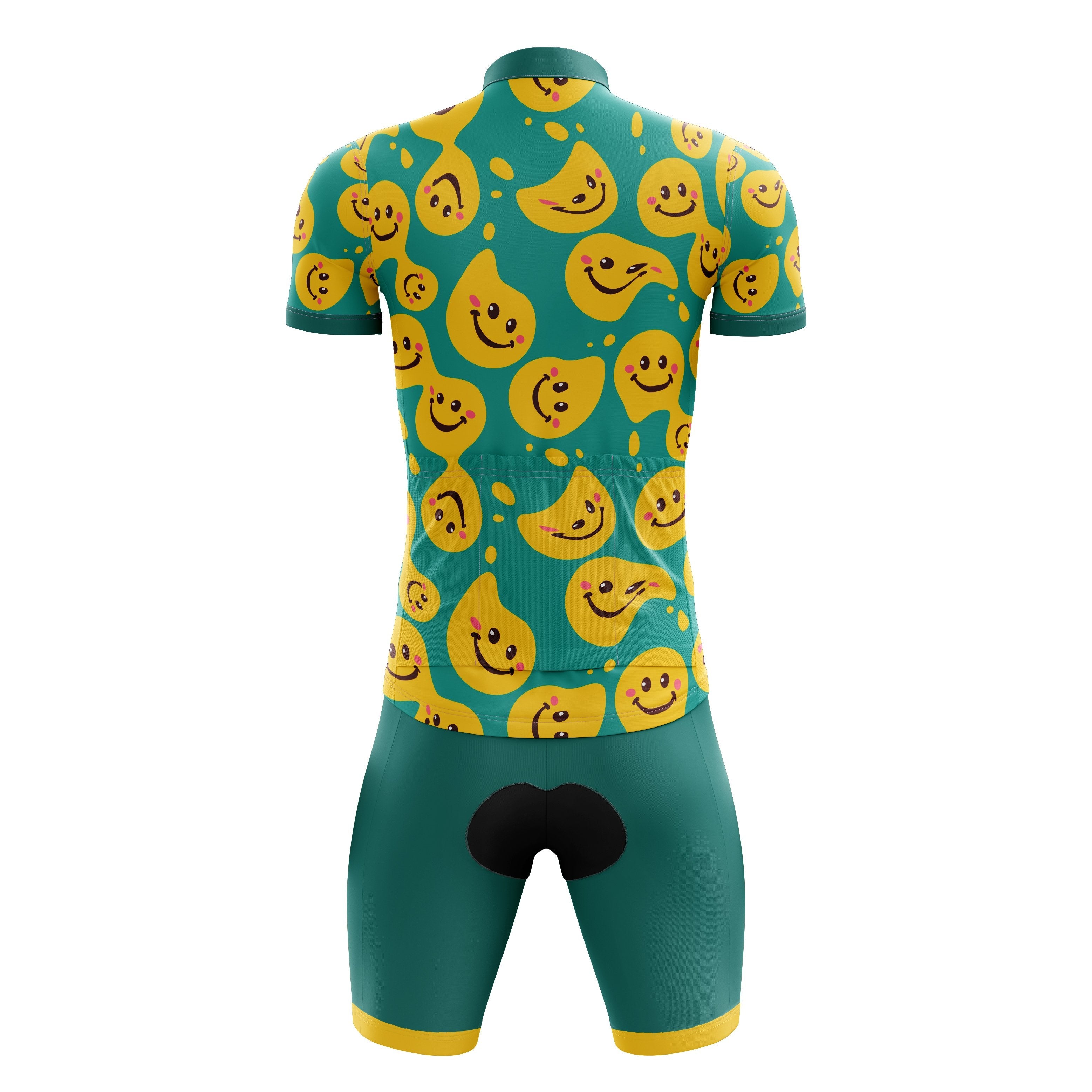 Turquoise Smiley Cycling Kit | Smile Cycling – Cool Dude Cycling
