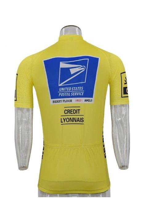 USPS Yellow Cycling Jersey – Cool Dude Cycling