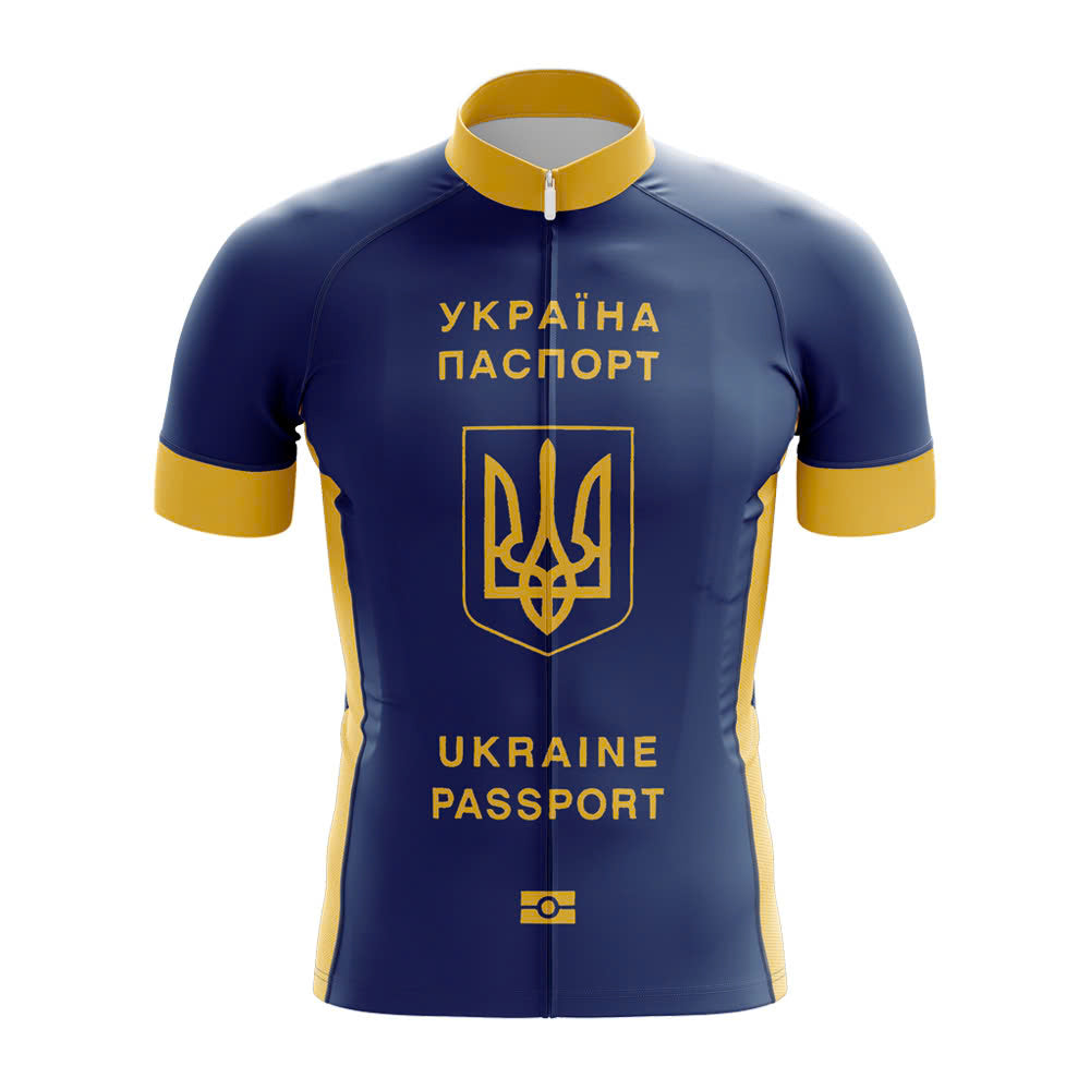 Ukraine Passport Cycling Jersey – Cool Dude Cycling