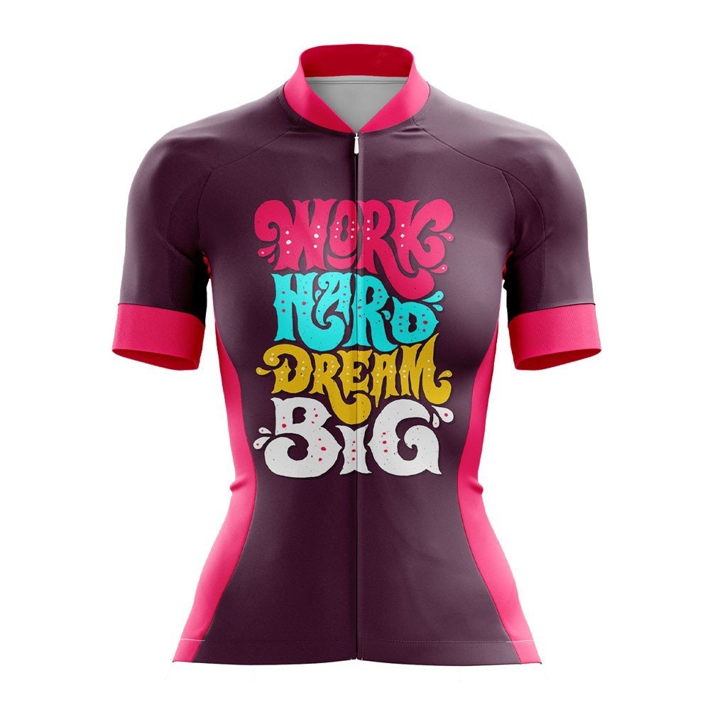 Work Hard Dream Big Women's Cycling Jersey – Cool Dude Cycling