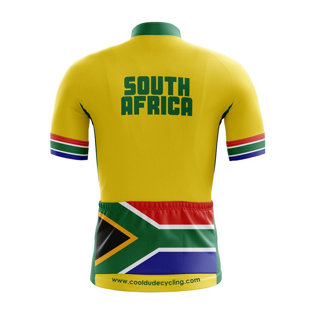 Yellow South Africa Cycling Jersey – Cool Dude Cycling