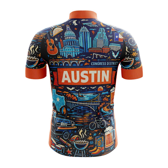 Austin Icons Cycling Jersey – Cool Dude Cycling